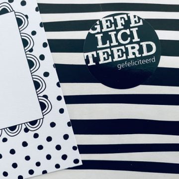 Sticker | Gefeliciteerd | HOUSE OF LOLA